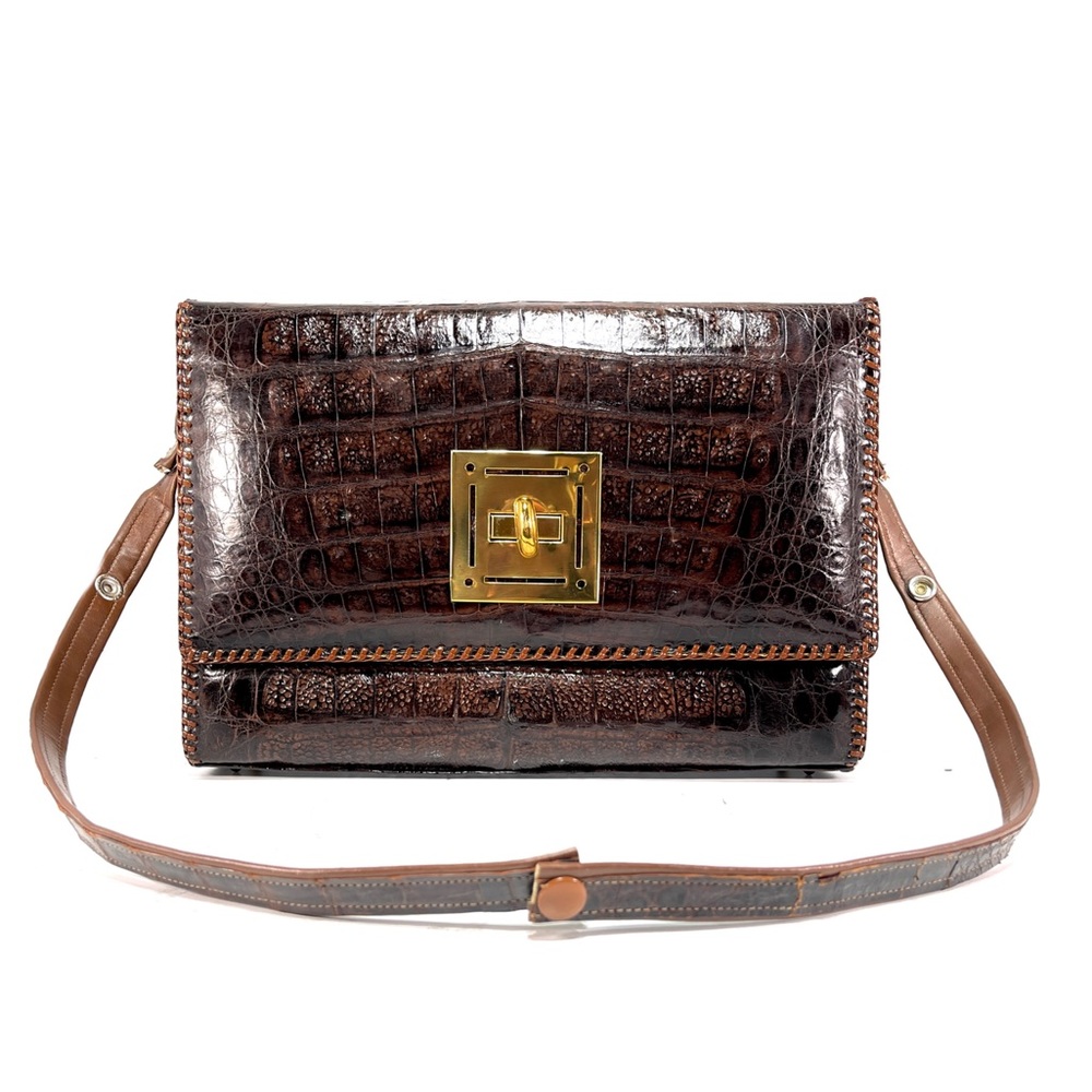 Etco | Genuine Alligator | Vintage Satchel | Made In … - Gem